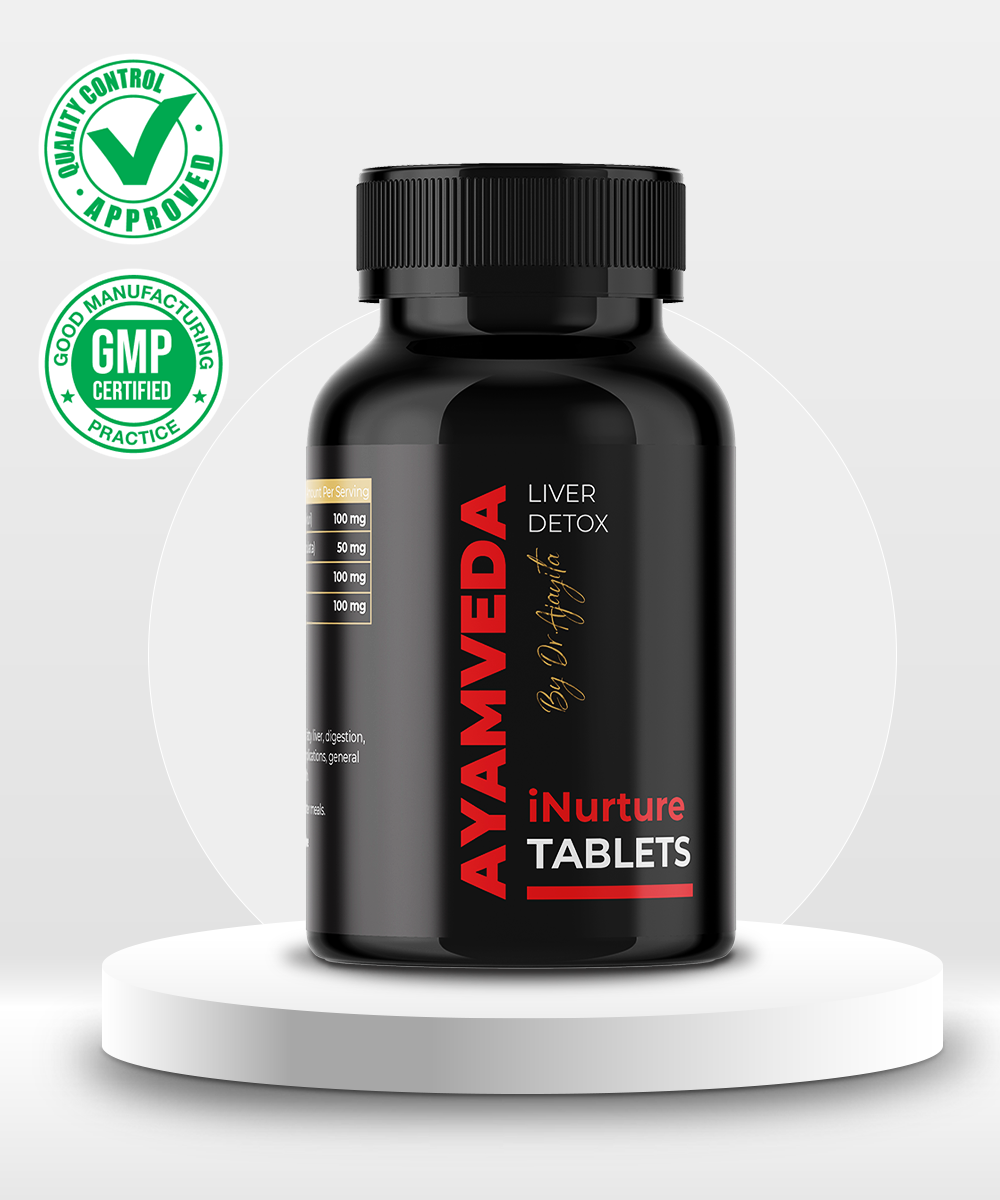 Dr. Ajayita's iNurture Liver Detox Tabs - Natural Fatty Liver Support ...
